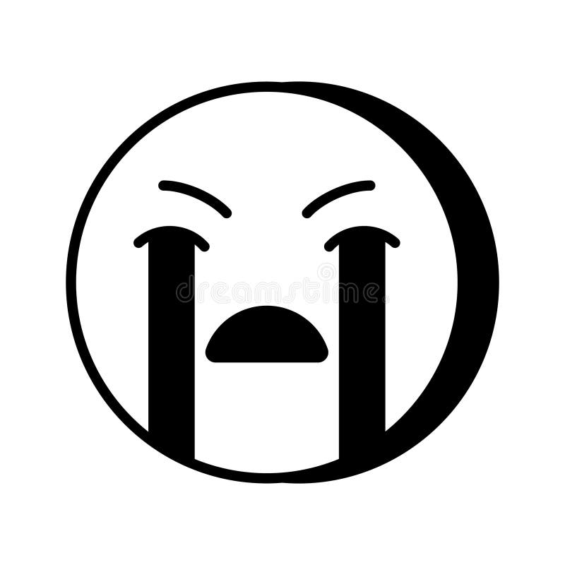 Get This Amazing Crying Emoji Vector Design Customizable Vector Stock Vector Illustration Of