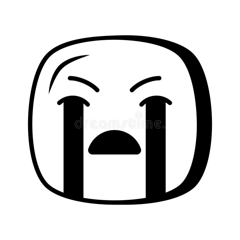 Get This Amazing Crying Emoji Vector Design Customizable Vector Stock Vector Illustration Of