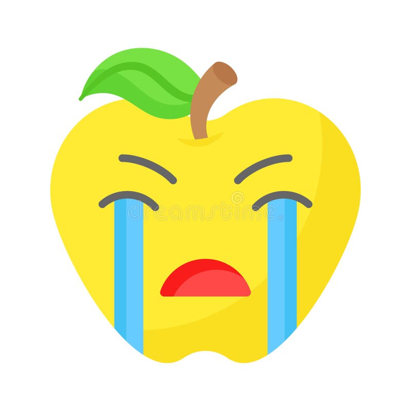 Get this Amazing Crying Emoji Vector Design, Customizable Vector Stock ...