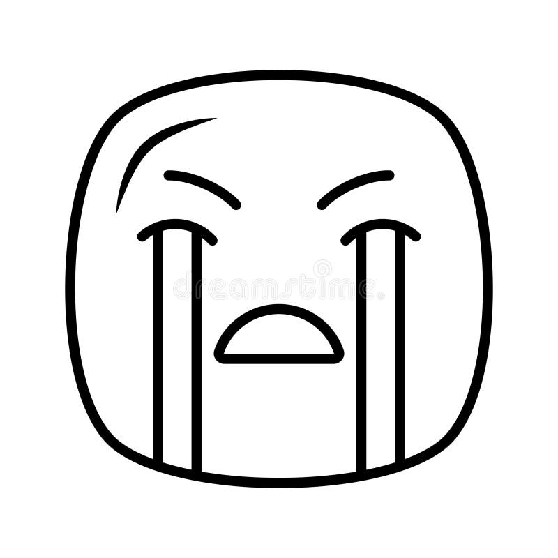 Get This Amazing Crying Emoji Vector Design Customizable Vector Stock Vector Illustration Of
