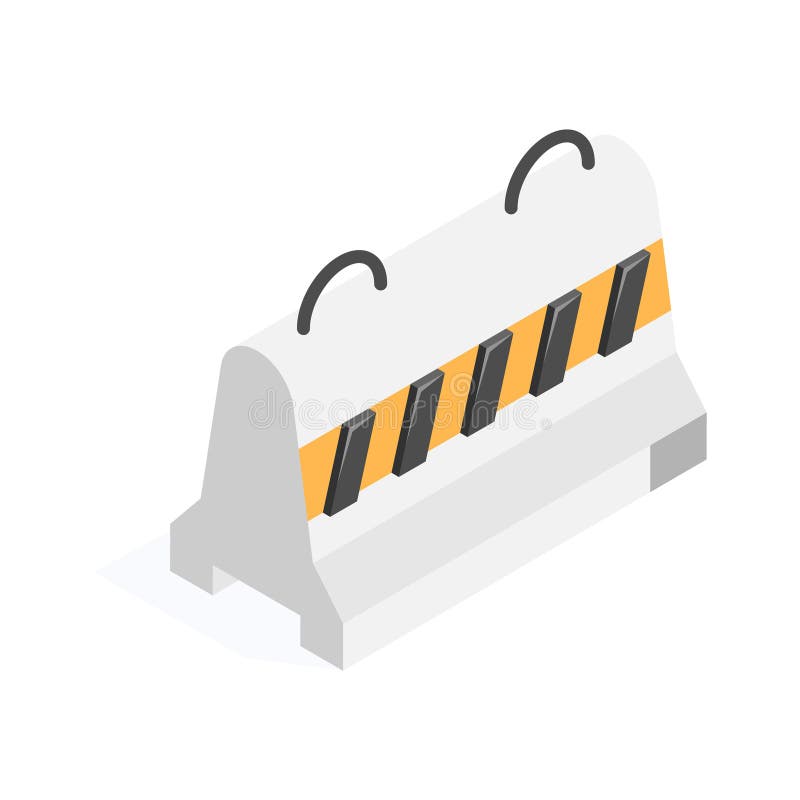 Get this Amazing Icon of Concrete Barrier in Modern Style Stock Vector ...