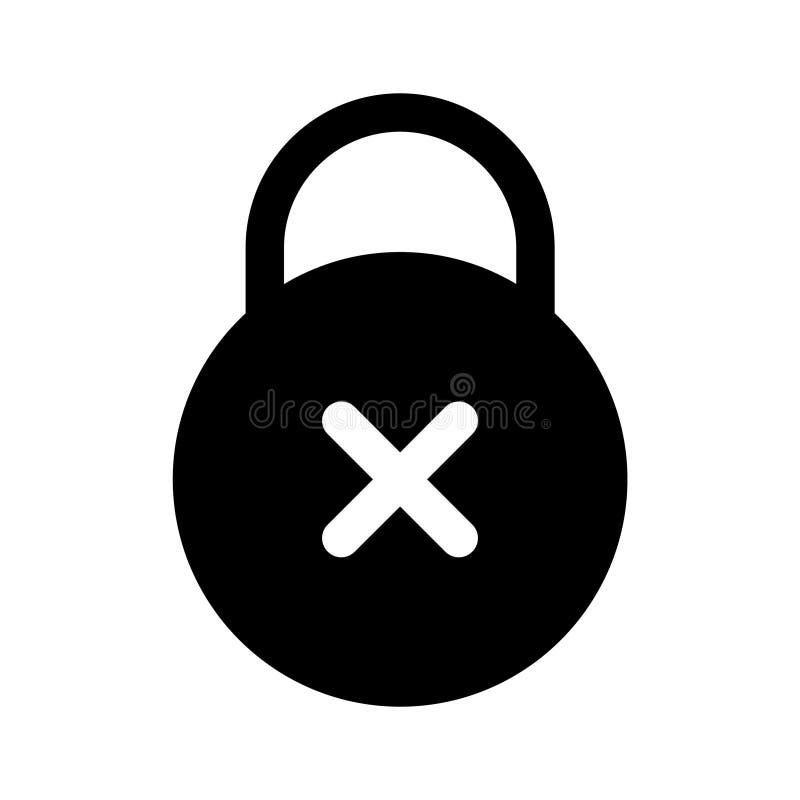 Get this Amazing Icon of No Security, Ready for Premium Use Stock ...
