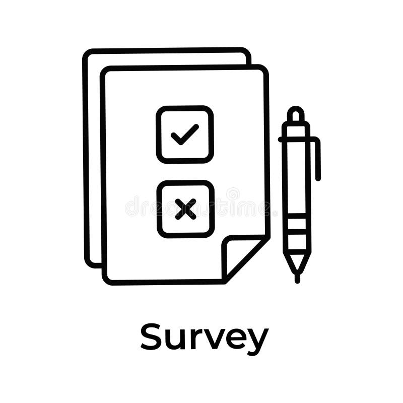 Get this Amazing Icon of Survey List with Pen, Ready To Use Vector ...