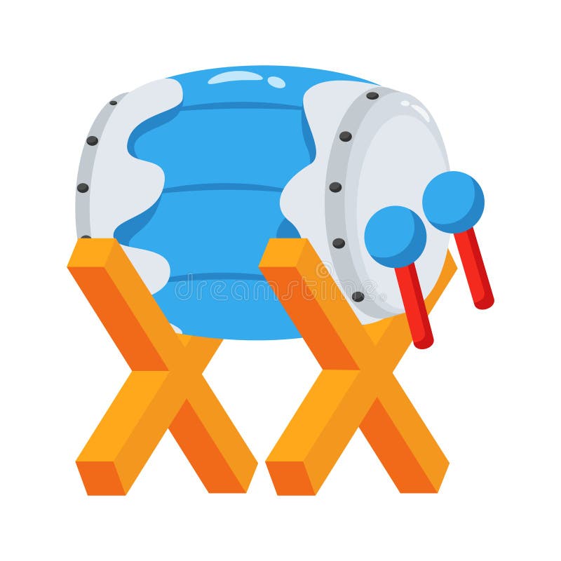 Get this Amazing Icon of Traditional Drum in Modern Style Stock Vector ...