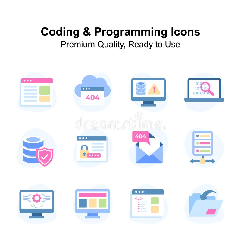 Get these Amazing and Unique Coding and Programming Related Icons Set ...