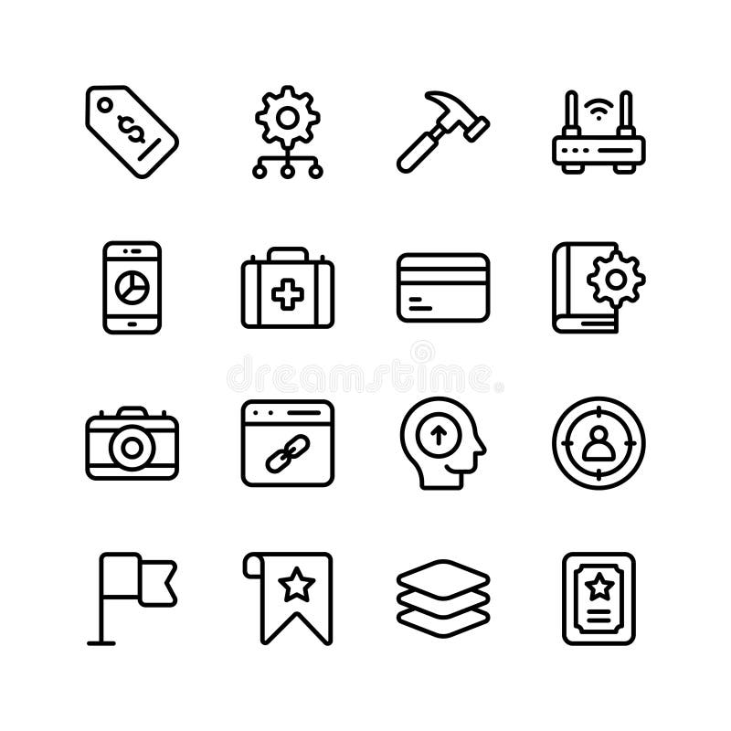 Get this Amazing User Interface Icons Set, Ready To Use Stock Vector ...