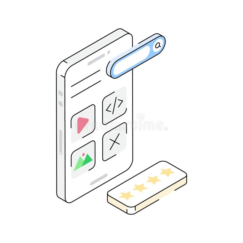 Get this Amazingly Designed App Designing Isometric Icon Stock Vector ...