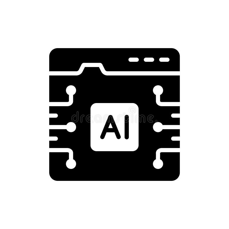 Get this Amazon Icon of Artificial Intelligence in Modern Style Stock ...