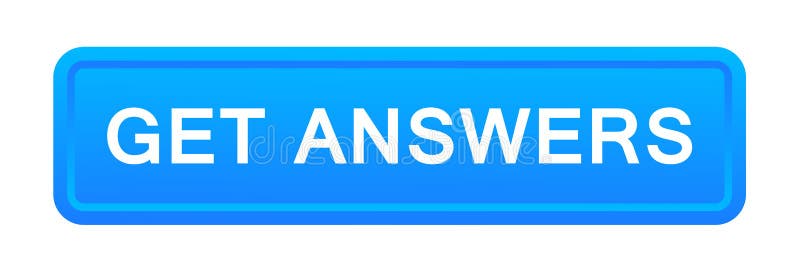 Get answers button stock vector. Illustration of buttons - 126164513