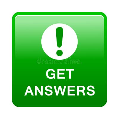 Get answers button stock vector. Illustration of generated - 126165501
