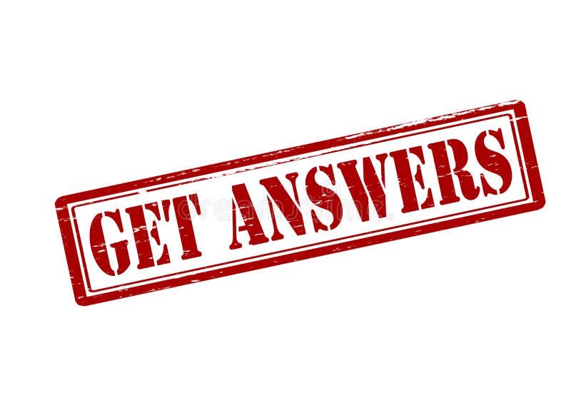 Get answers stock illustration. Illustration of answer - 109005688