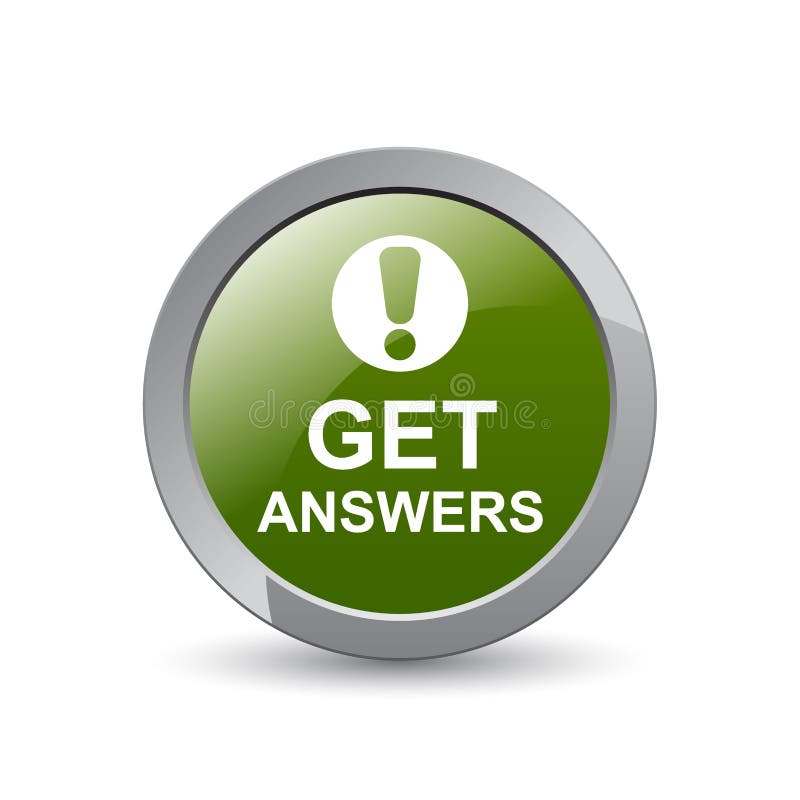 Get answers stock illustration. Illustration of business - 122437299