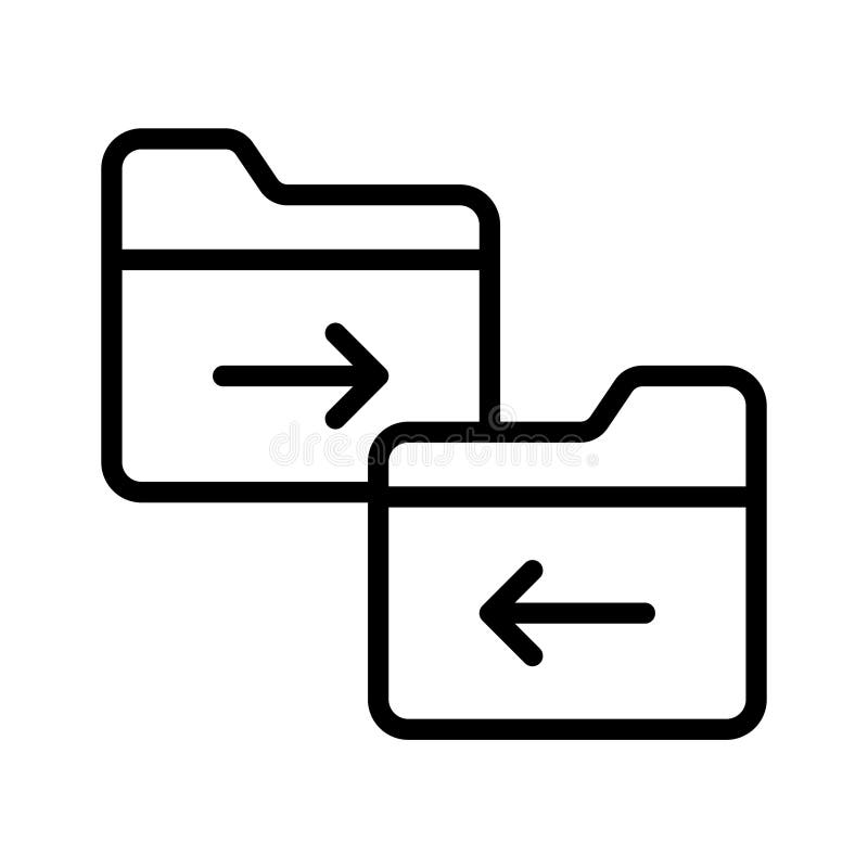 File Transfer stock vector. Illustration of exchange - 332556469