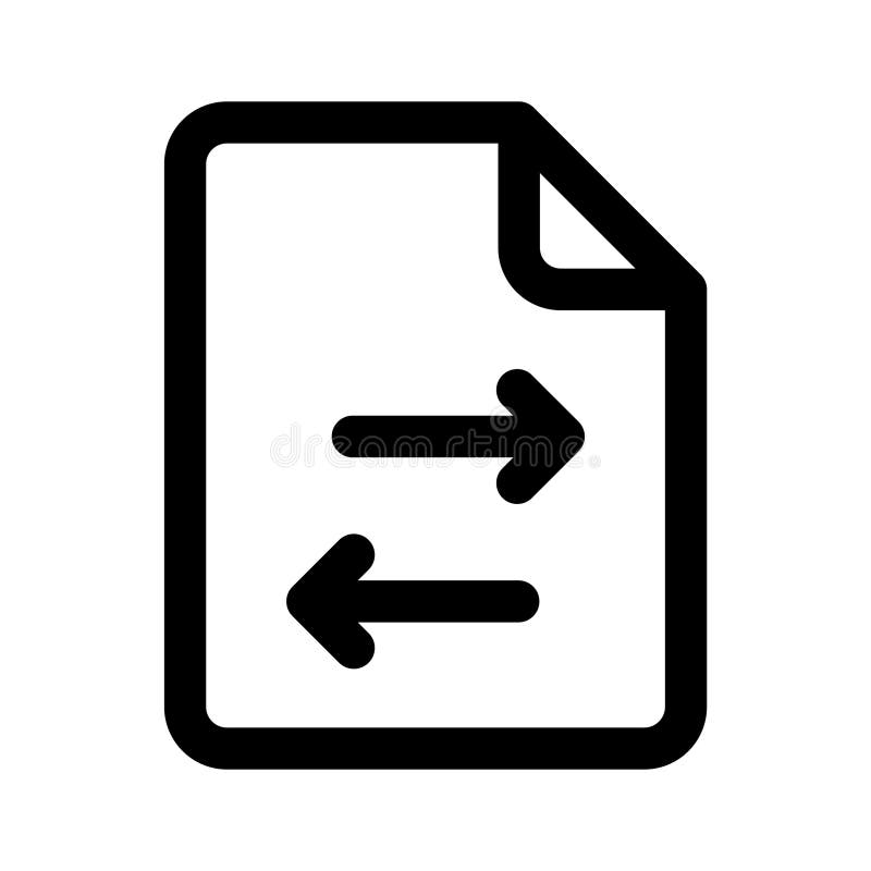 Get this Beautiful Icon of File Transfer in Modern Style Stock Vector ...