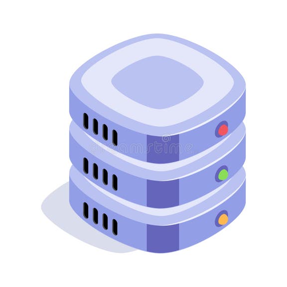 Get this Beautiful and Unique Isometric Vector of Server Stack Stock ...