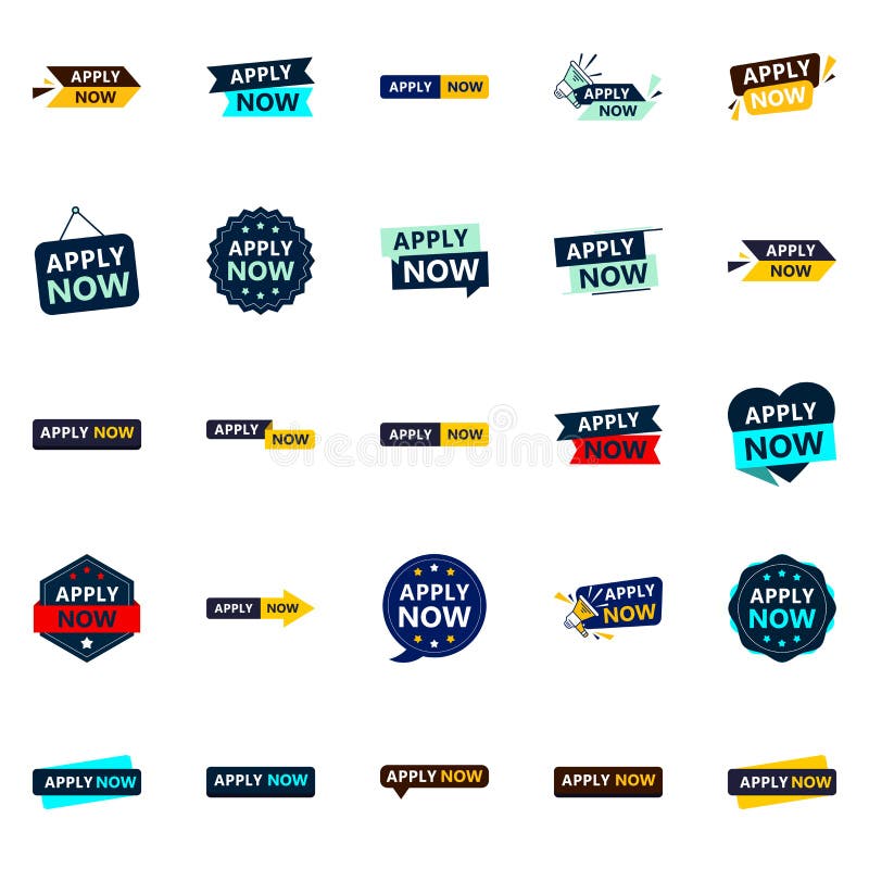 Get the Best Value with Our Pack of 25 Apply Now Banners Stock Vector ... Get the Best Value with Our Pack of 25 Apply Now Banners Stock Vector ...