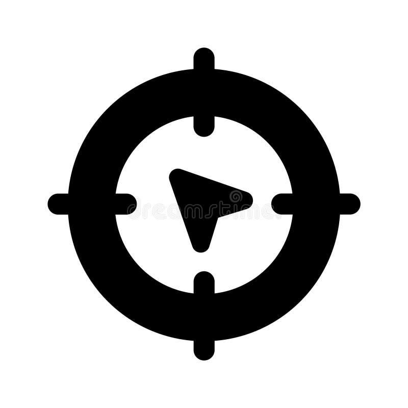 Get this Creative Icon of Location Target in Editable Style Stock ...