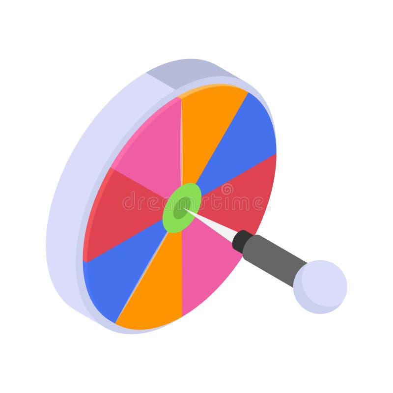 Get this Creative Icon of Prize Wheel in Modern Design Style Stock ...