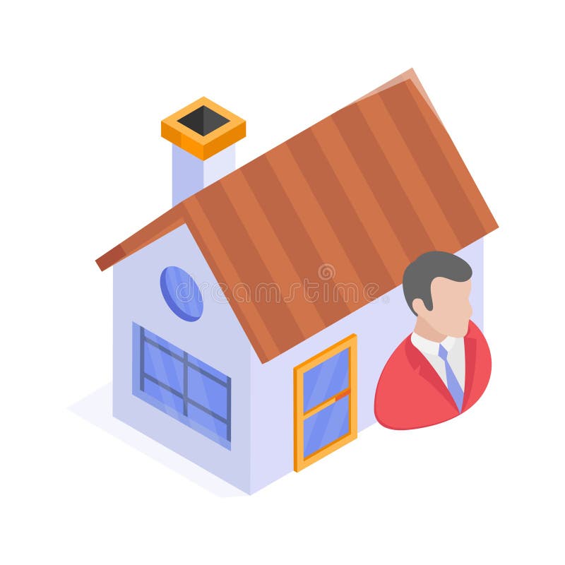 Property Web Trendy Icon, Glyph Style Isolated on White Background ...