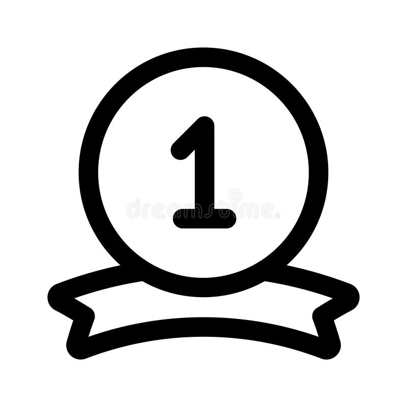 Get this Creatively Design 1st Position Vector Design Stock Vector ...