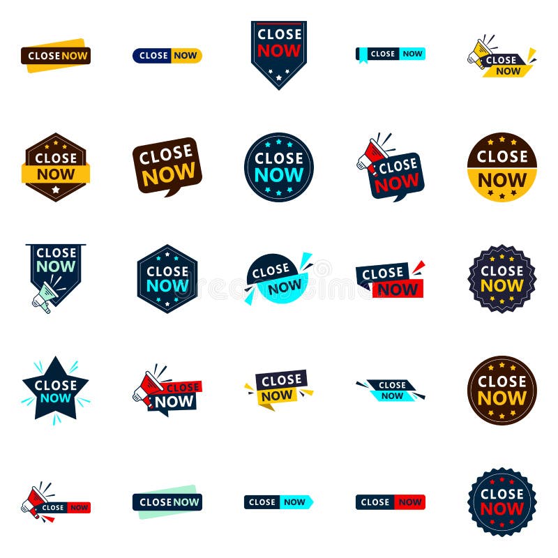 Get the Deal Done Text Banners Pack of 25 Stock Vector - Illustration ...