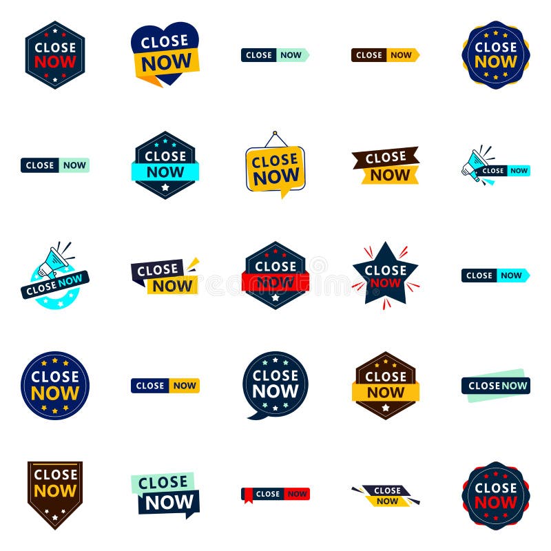 Get the Deal Done Text Banners Pack of 25 Stock Vector - Illustration ...