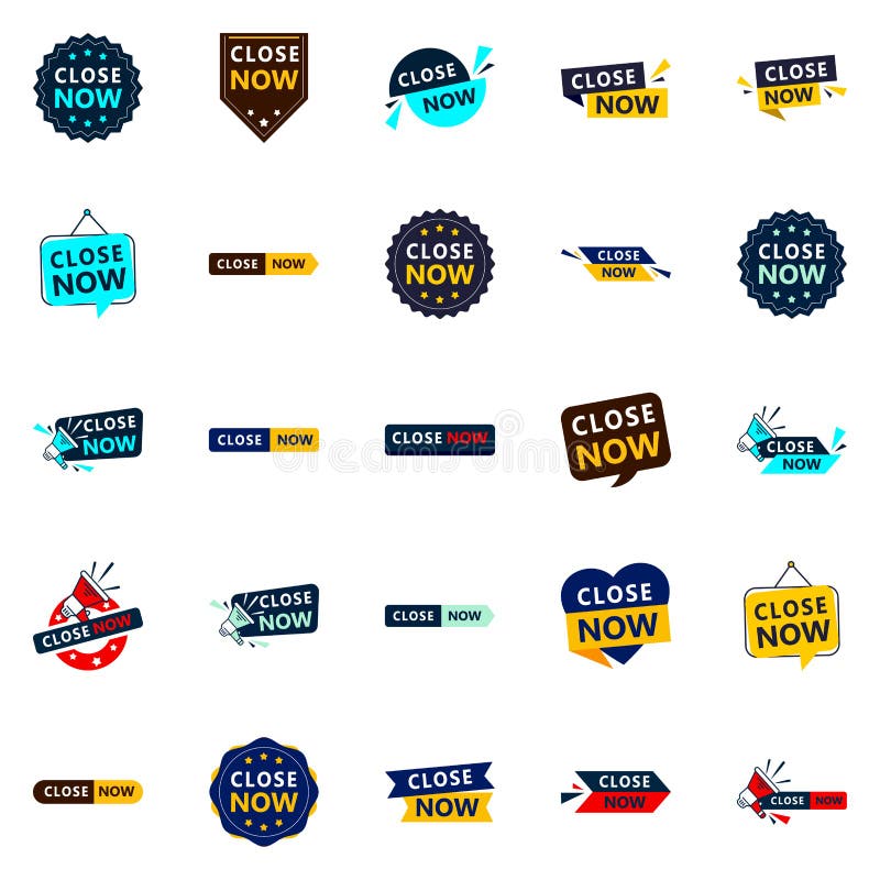 Get the Deal Done Text Banners Pack of 25 Stock Vector - Illustration ...