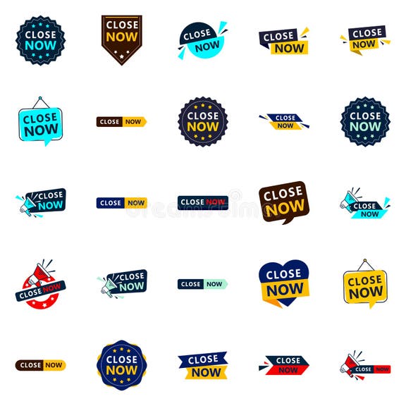 Get the Deal Done Text Banners Pack of 25 Stock Vector - Illustration ...