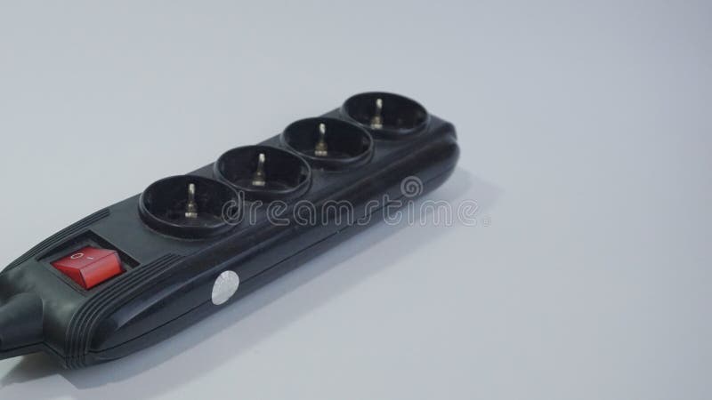 Electrical Outlet on the White Background Stock Image - Image of grip ...