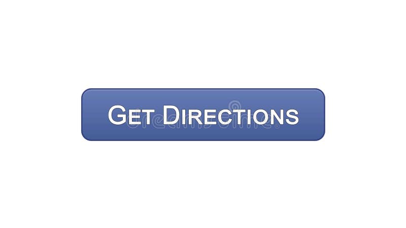 Get Directions Web Interface Button Violet Color, Travel Application ...