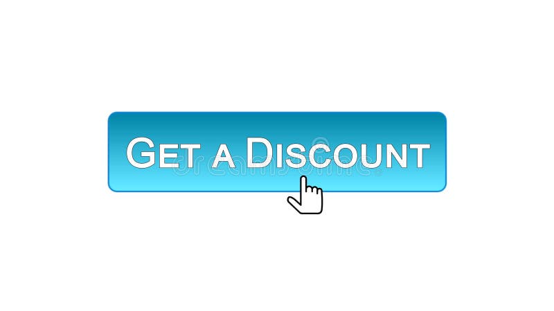 Get a Discount Web Interface Button Clicked with Mouse Cursor, Blue ...
