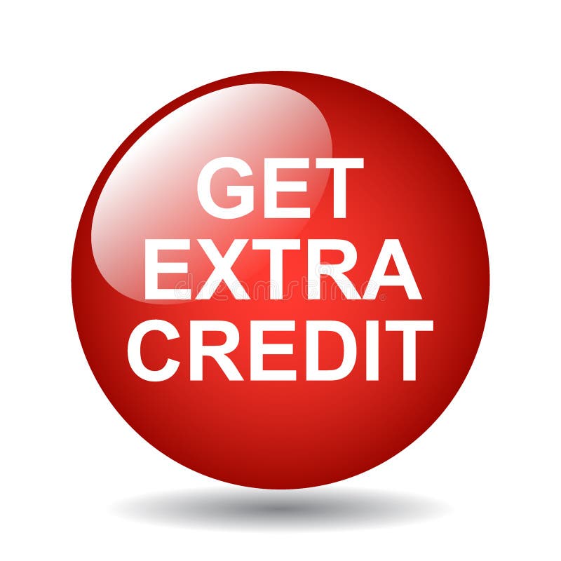 Get extra credit stock illustration. Illustration of internet - 122077806