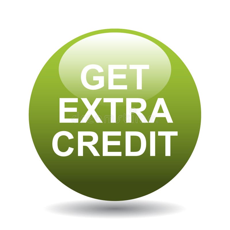 Get extra credit stock illustration. Illustration of credit - 122077058