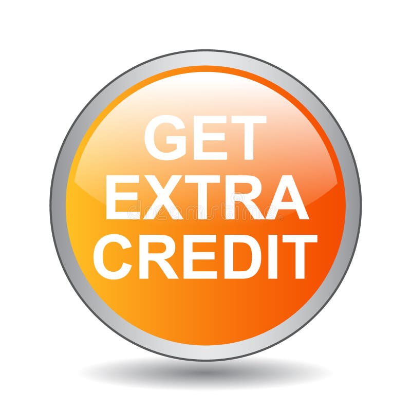 Get extra credit stock illustration. Illustration of credit - 122077058