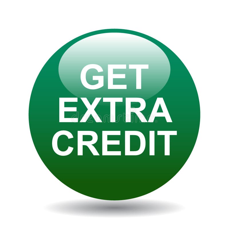 Get extra credit stock illustration. Illustration of credit - 122077058