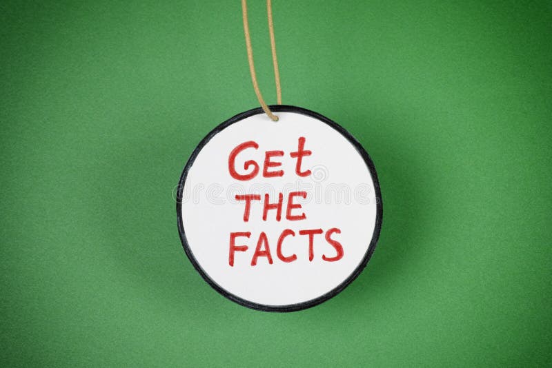 Get the facts stock image. Image of strategy, motivation - 49953917