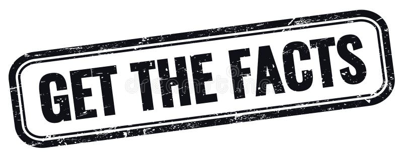 GET the FACTS Text Written on Red Vintage Round Stamp Stock ...