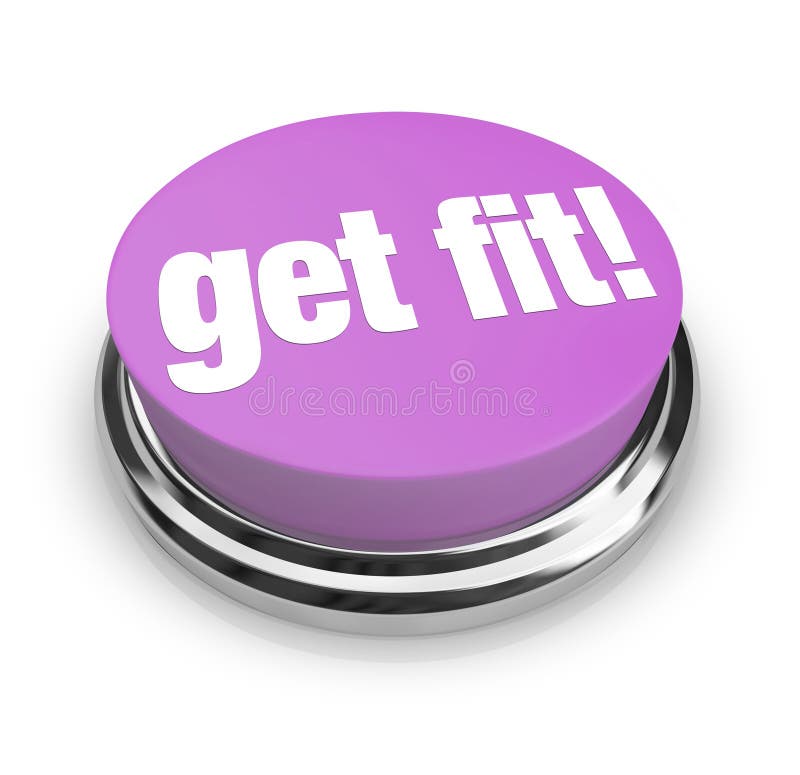 Commit to be Fit sign stock photo. Image of exercise - 16585794