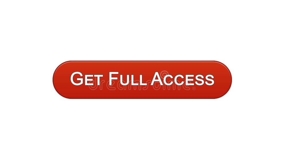 Get Full Access Web Interface Button Wine Red Color Online Program, Subscription Stock ...