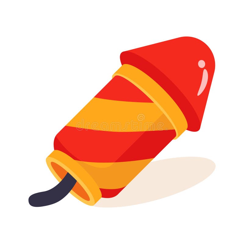 Get a Glimpse of this Amazing 3d Icon of Party Firecracker Stock Vector ...