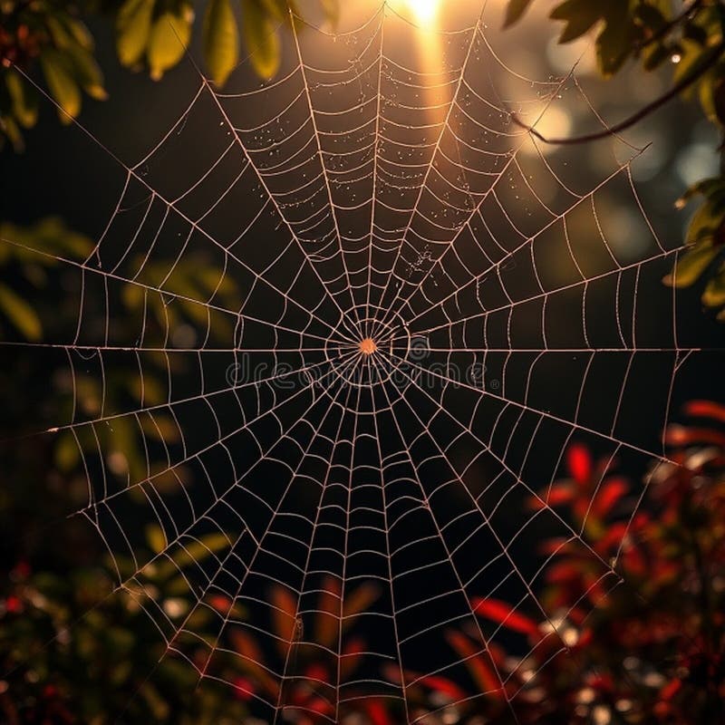 Creepy Spider Web Halloween Pattern – Spooky Vector Design Stock ...