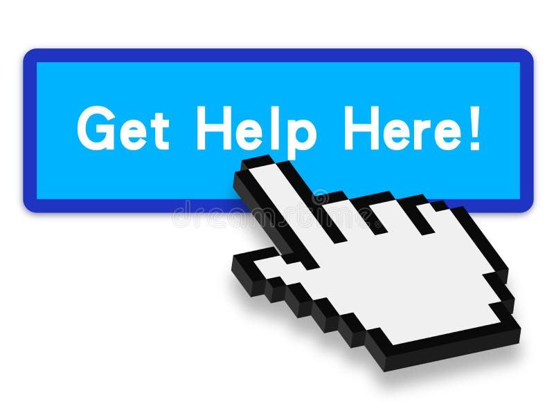 Help Is Here Life Preserver Rescue Saving Life Stock Illustration ...