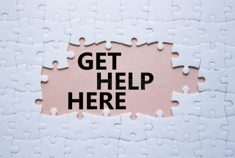 Get help here stock image. Image of internet, answer - 54666999