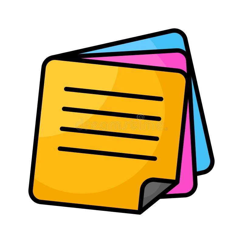 Get this High Resolution Icon of Notes, Ready To Use and Download Stock ...