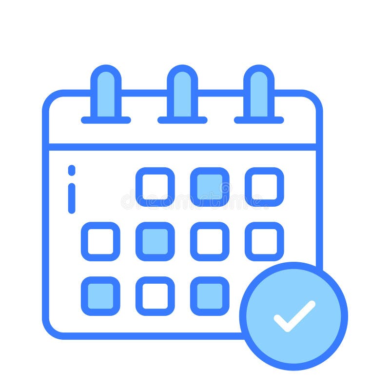 Get Hold this Catchy Vector of Calendar, Concept Icon of Schedule Stock ...