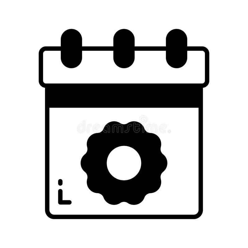 Get Hold this Catchy Vector of Calendar, Concept Icon of Schedule Stock ...