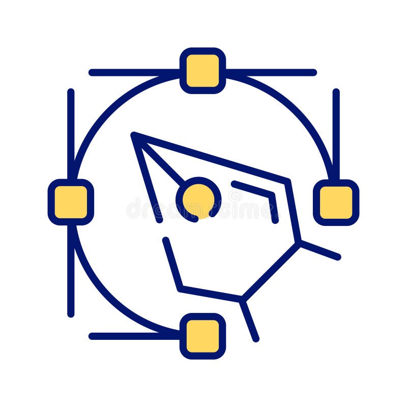 Get Hold on this Creative Icon of Pen Tool, Modern Flat Style Stock ...