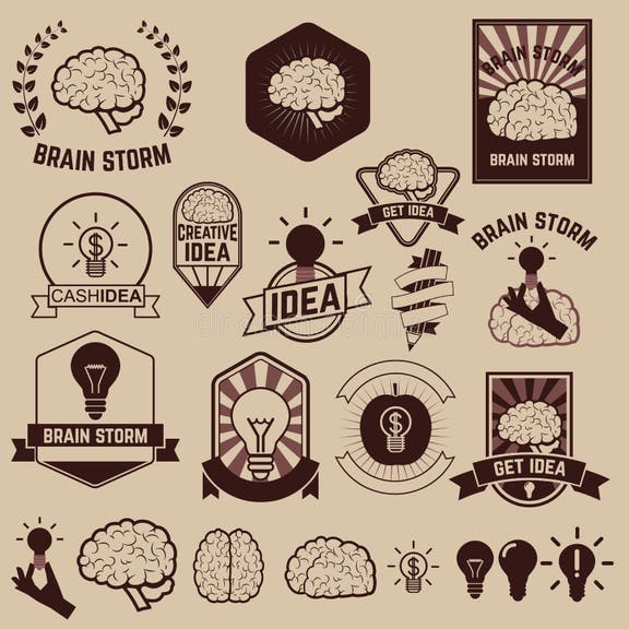 Brainstorm Template Stock Illustrations – 19,042 Brainstorm Template ...