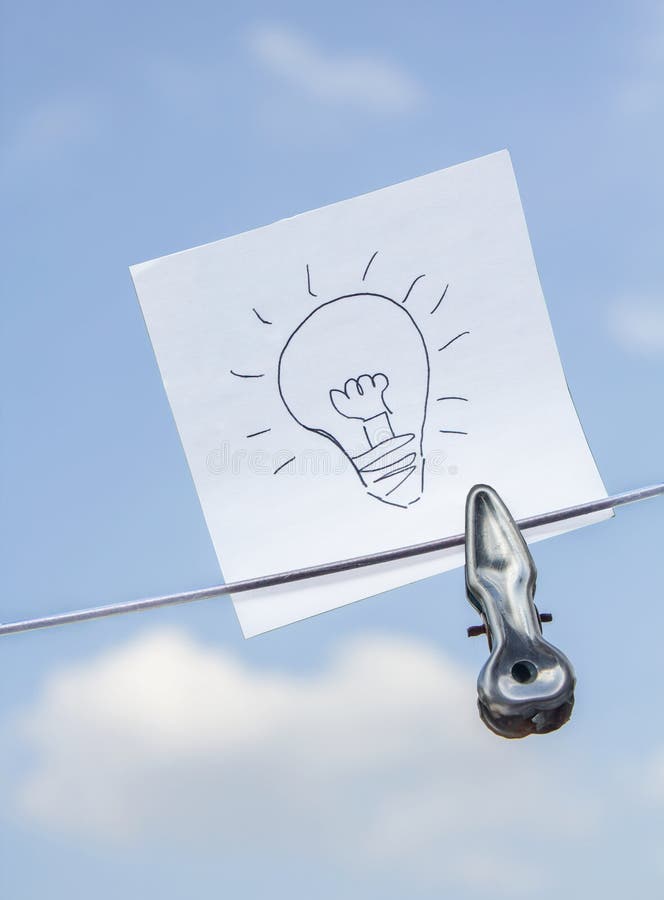 Get an idea stock photo. Image of light, concept, hanger - 35422698