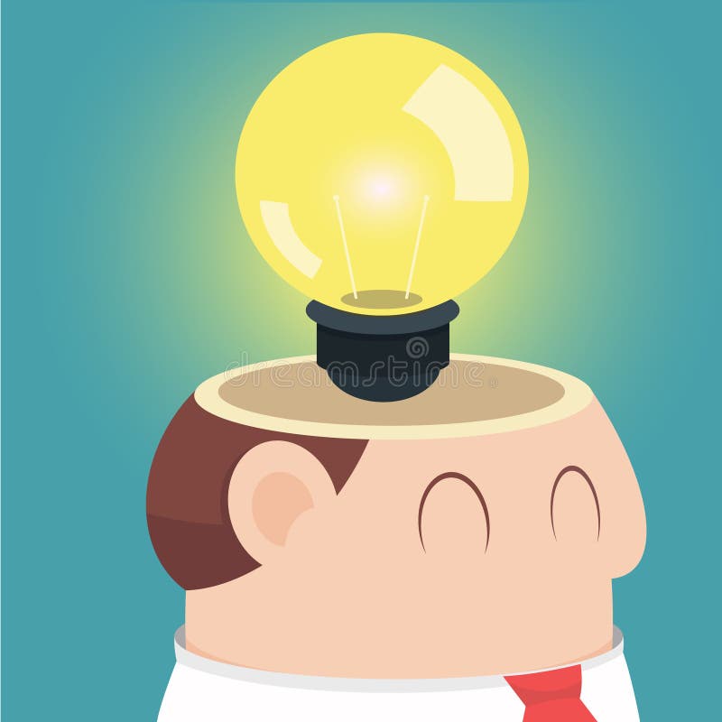 Get the idea stock illustration. Illustration of bright - 49175520